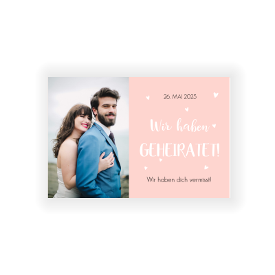Wir Haben Geheiratet Karte