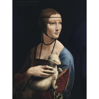 Poster Die Dame mit dem Hermelin Leonardo da Vinci